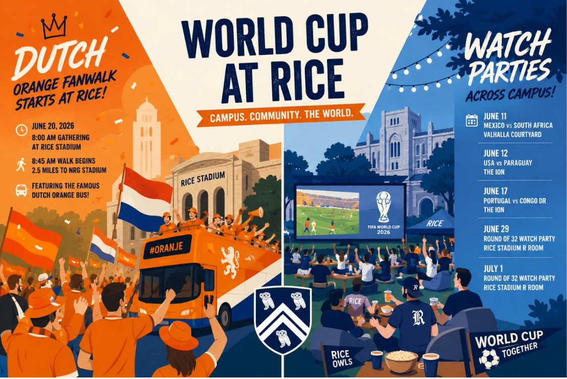 World Cup at Rice: How Campus Is Becoming Part of FIFA 2026 | Graduate ...